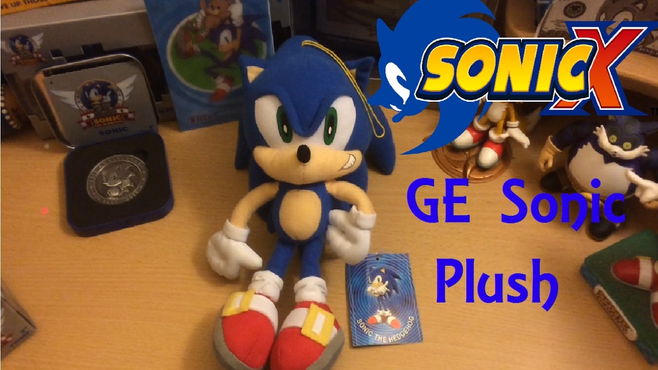 Unboxing: Sonic X GE Sonic Plush!