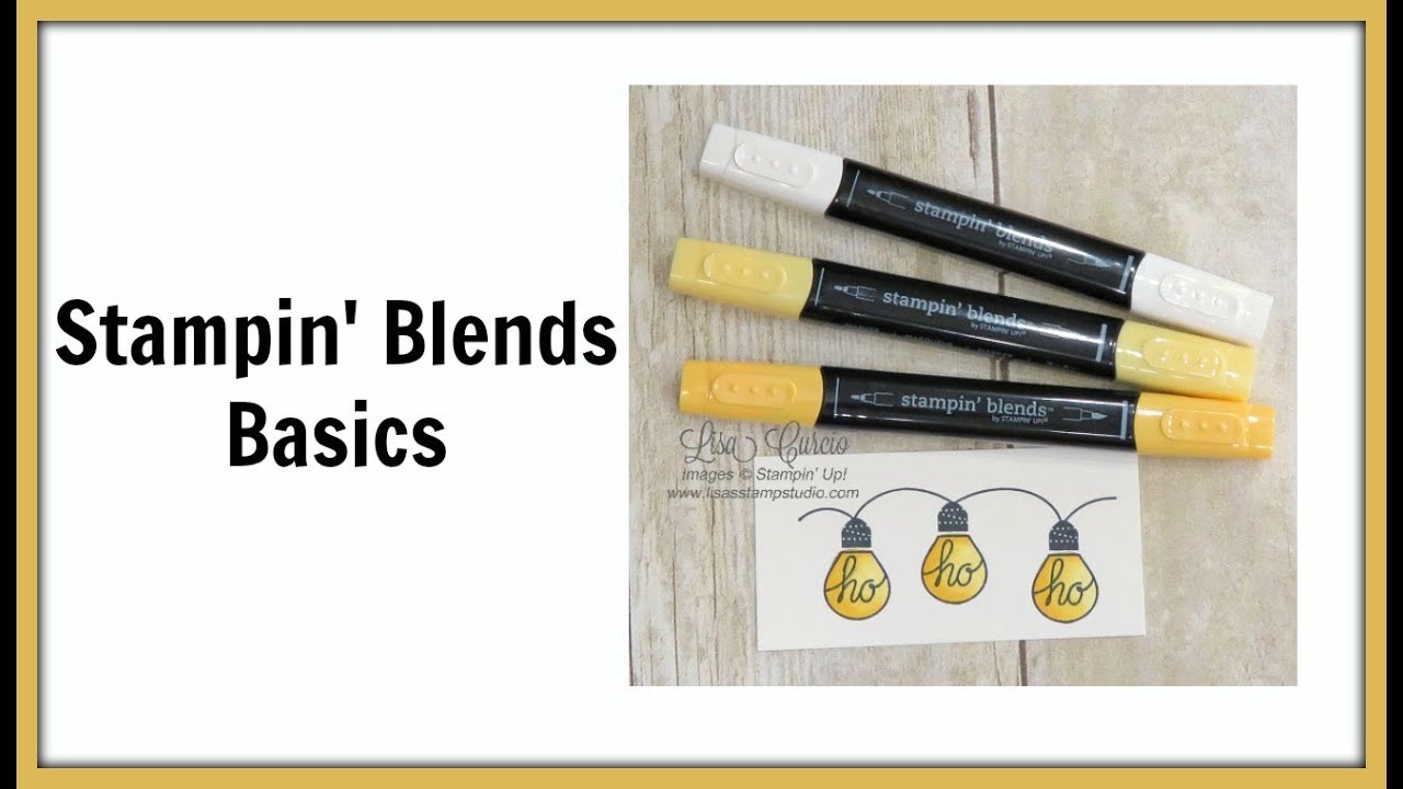 Quick Crafting Tip - Stampin' Blends Basics