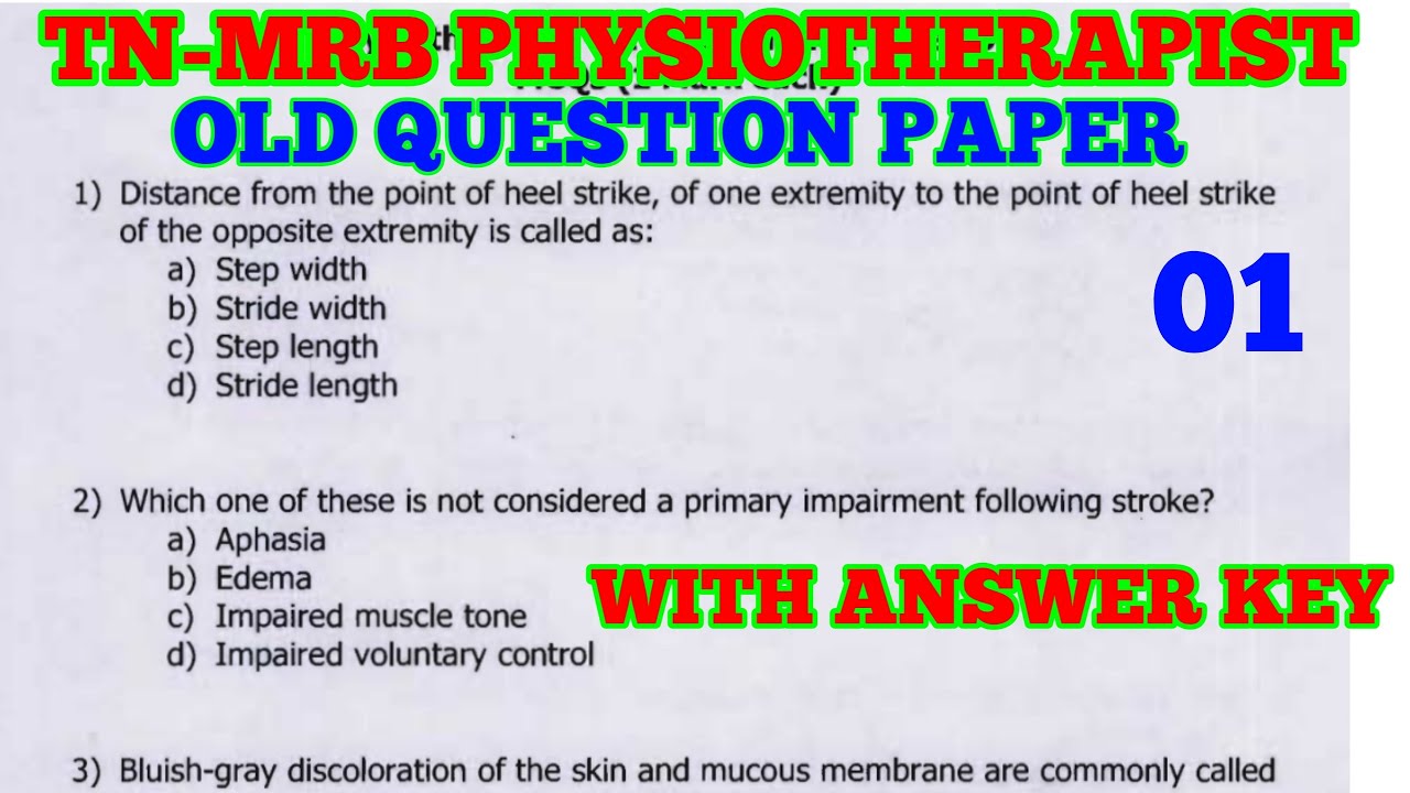 Comprehensive Guide to MRB Exam Preparation for Physiotherapists ...