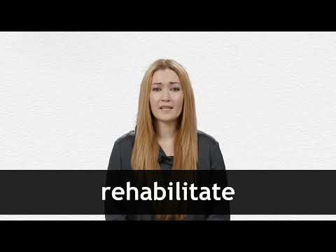 REHABILITATE definition and meaning | Collins English Dictionary