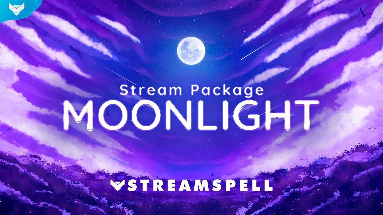Moonlight Stream Overlay Package by StreamSpell
