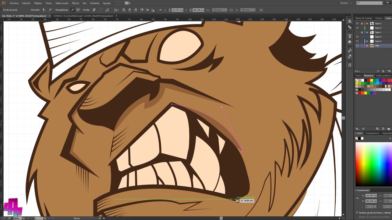 ILUSTRACIÓN vectorial DE OSO CHEFF - EN ILLUSTRATOR