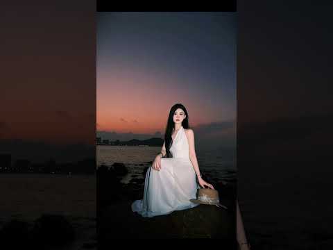 Tips for Taking Portrait Photos of Sunset Beach Landscapes for Strangers P2 #hapyphoto #photographer
