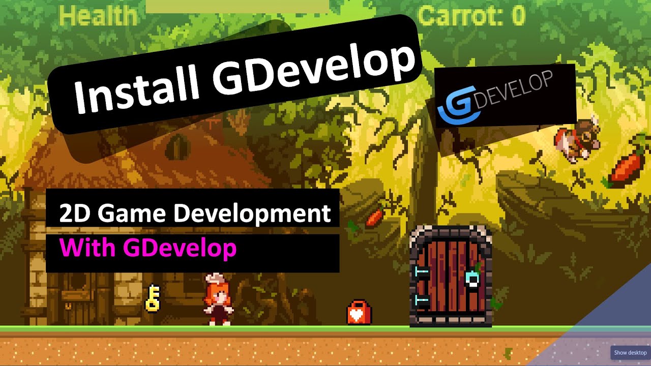 GDevelop Tutorials 02 Create a 2D Game - Download and Install GDevelop