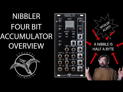 Schlappi Engineering NIBBLER (Black Panel) Eurorack Shift | Reverb