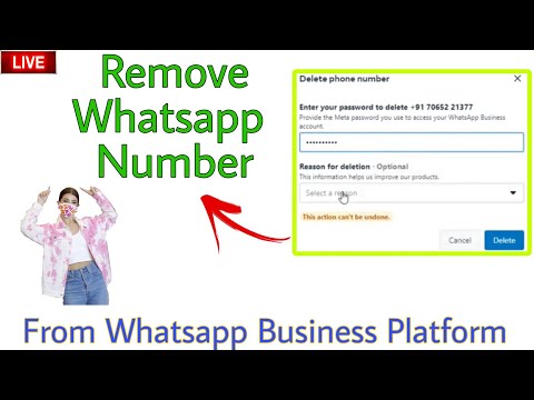 Remove number from whatsapp business platform in facebook developer || 100% working method - 2022
