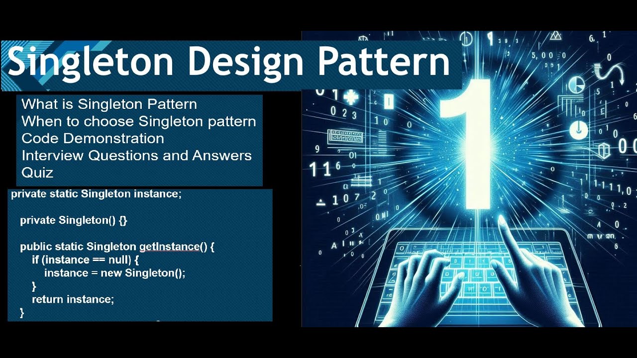 Singleton Design Pattern in Java: Explained with Code Demonstration and Interview Questions.