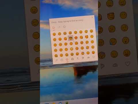 How to open emojis in laptop/pc #shorts #youtubeshorts