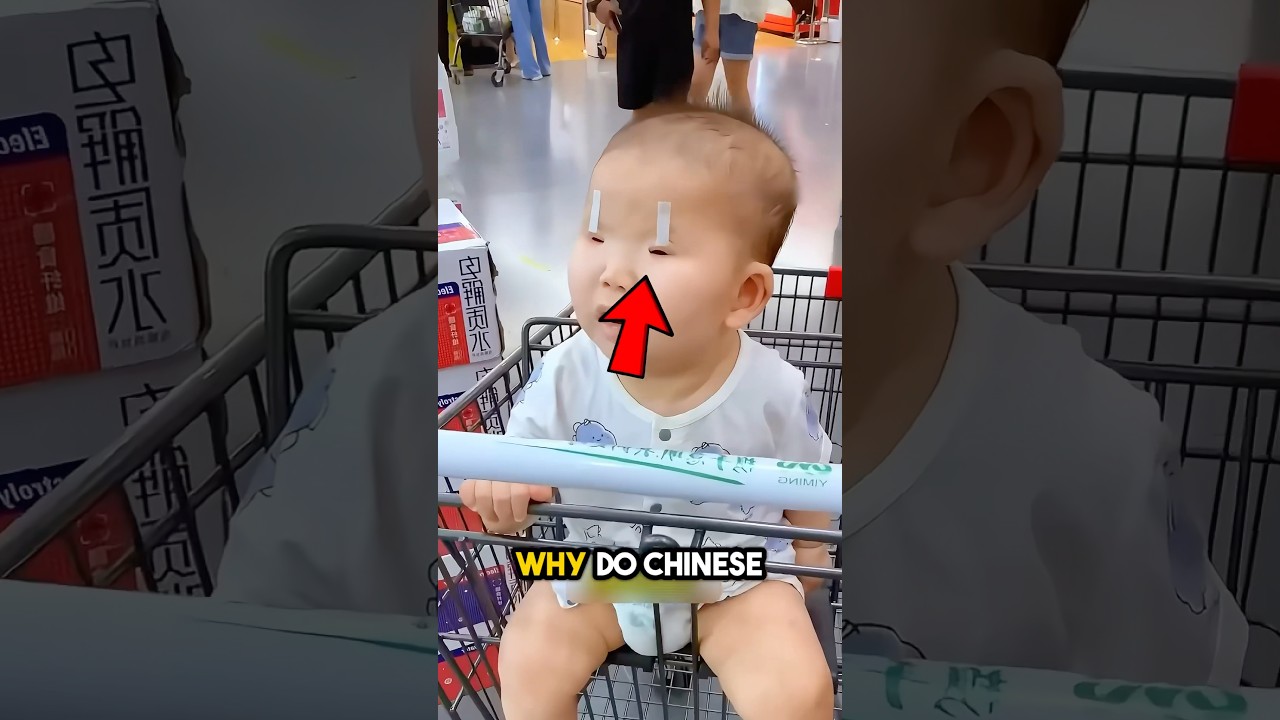 Why Do Chinese Kids Put Tape on Their Eyes? 😨