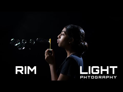 Creative Rim Light Portrait Photography you can do it at your home studio