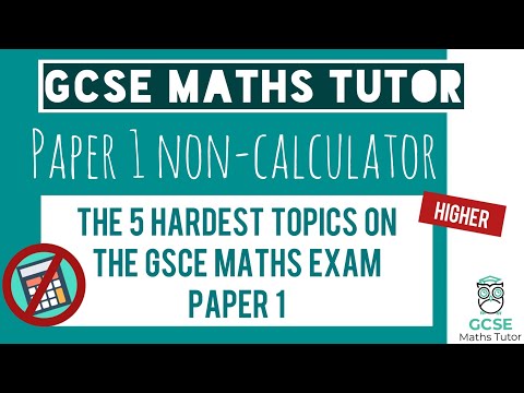 The 5 Hardest Topics On the 2023 Maths GCSE Paper 1 March Mock Exams 2023 | Edexcel, AQA and OCR