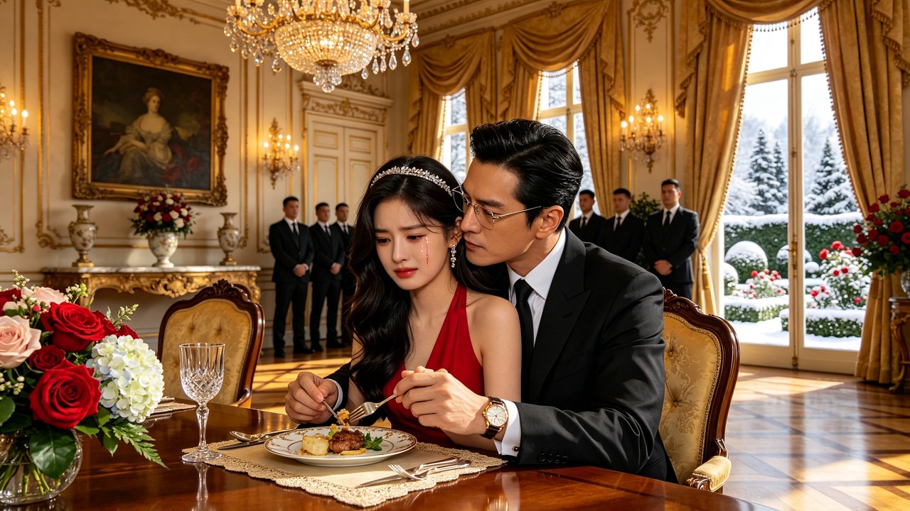 For family, she marries a brutal 40yo CEO, who craves her scent and clings to her every night