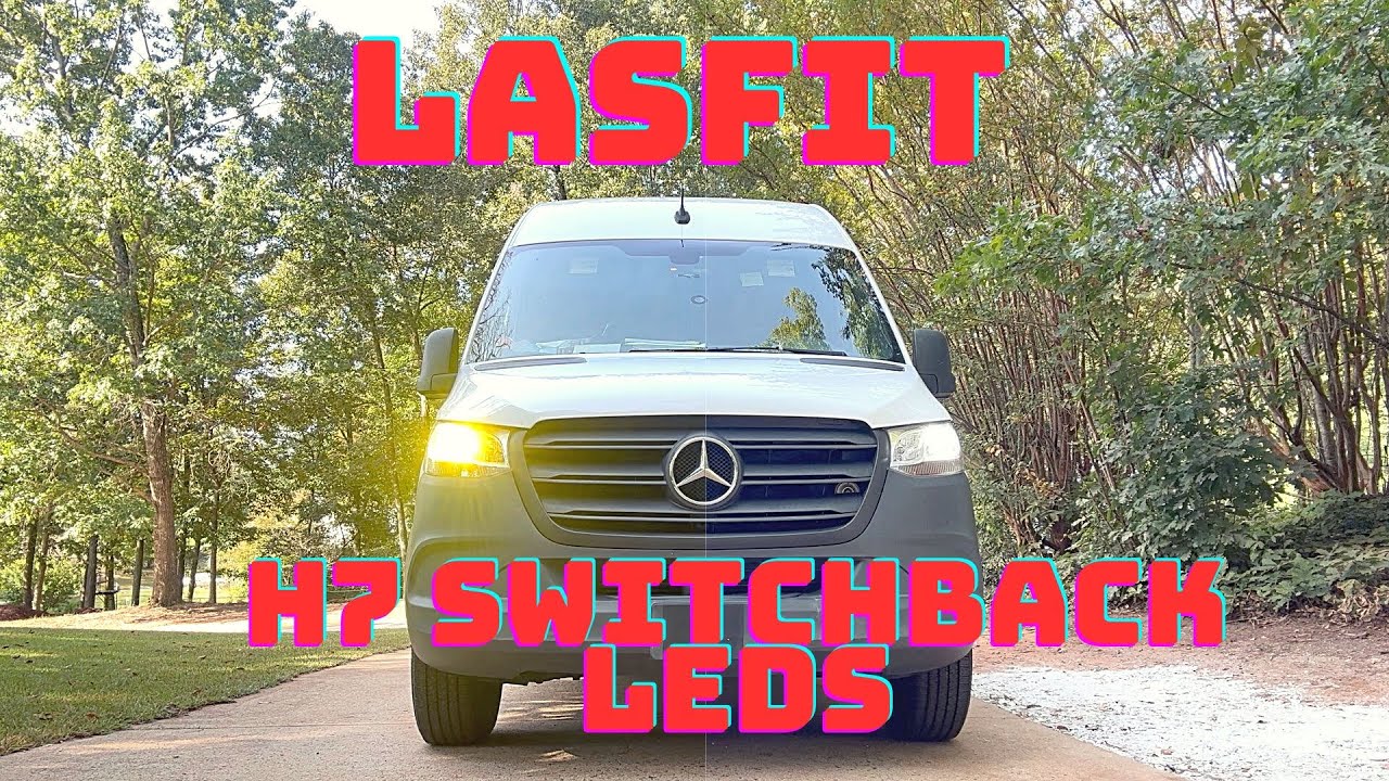 LASFIT H7 LD PLUS SWITCHBACK LED'S for 2021 Mercedez Benz Sprinter