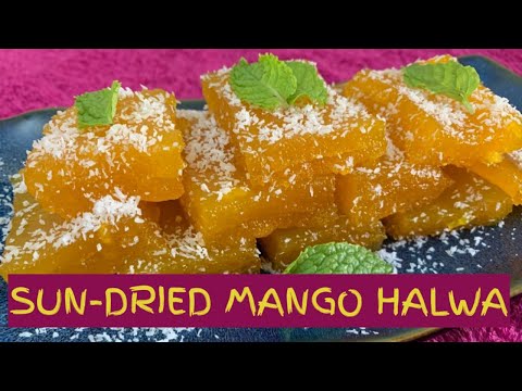 Easy Mango Halwa/Mango Dessert/ Mango Halwa without cornflour , gelatin, agar- agar/Mango Specials