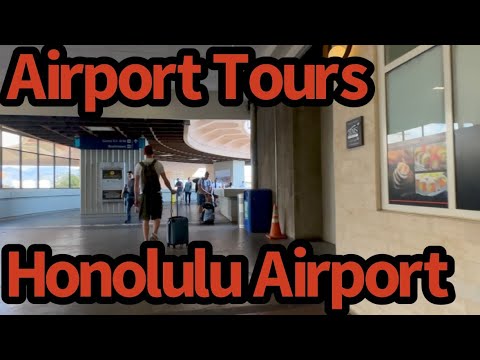 Honolulu International Airport HNL - Walking Tour of Daniel K. Inouye International Airport