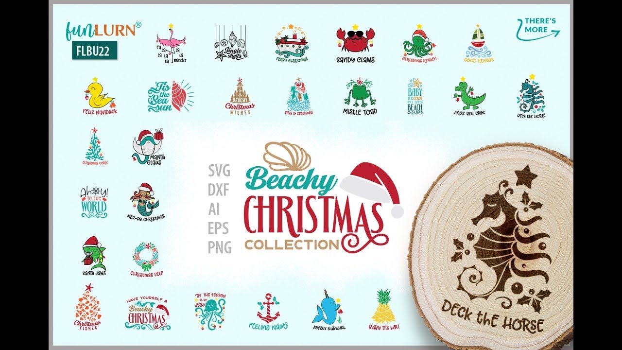 Beachy Christmas Collection | SVG Cut file bundle