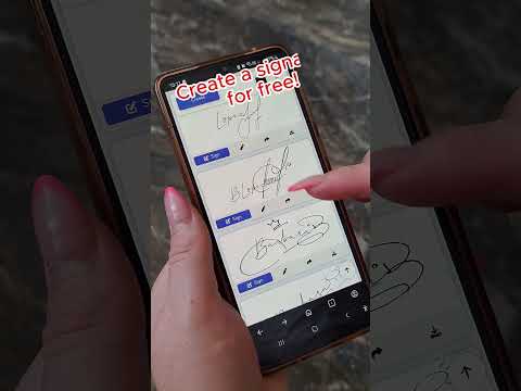 Create a signature for free!