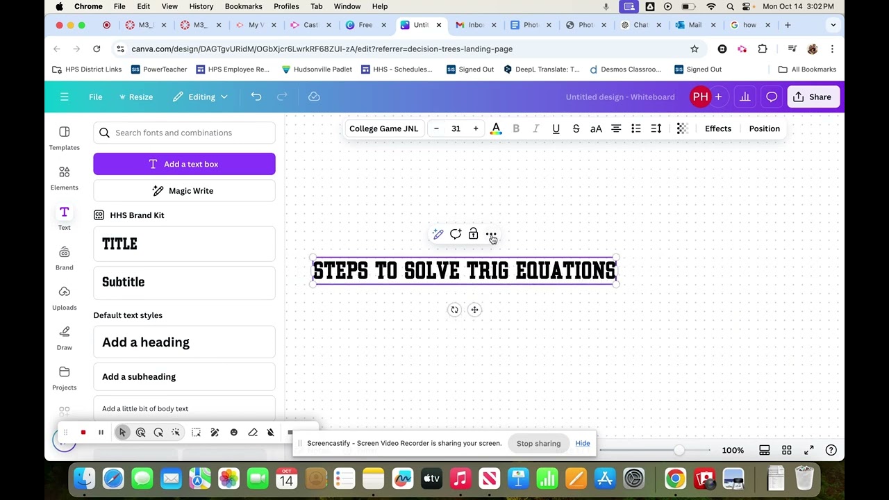 How to make a Decision Tree in Canva