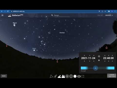 Introduction to Stellarium Web