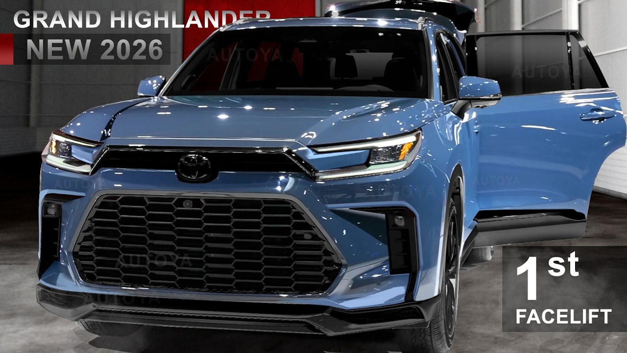 2027 Toyota Grand Highlander Reveals Exterior Restyle & Interior ...