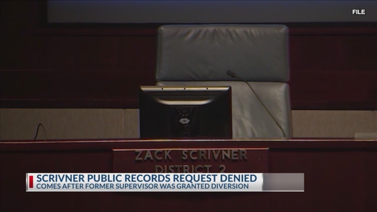 Zack Scrivner public records request denied