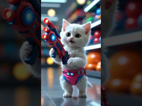 You’ve NEVER Seen a Kitten Like This Before! 😍💦 #shorts #cat #cute #ai #kitten