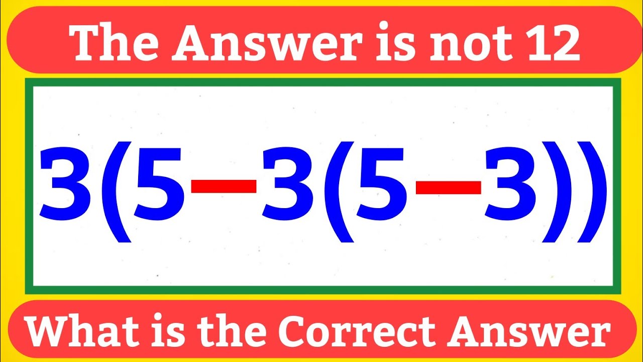 Maybe 1 in 3 people Can Solve This Math problem! | Simplify PEMDAS Rules 