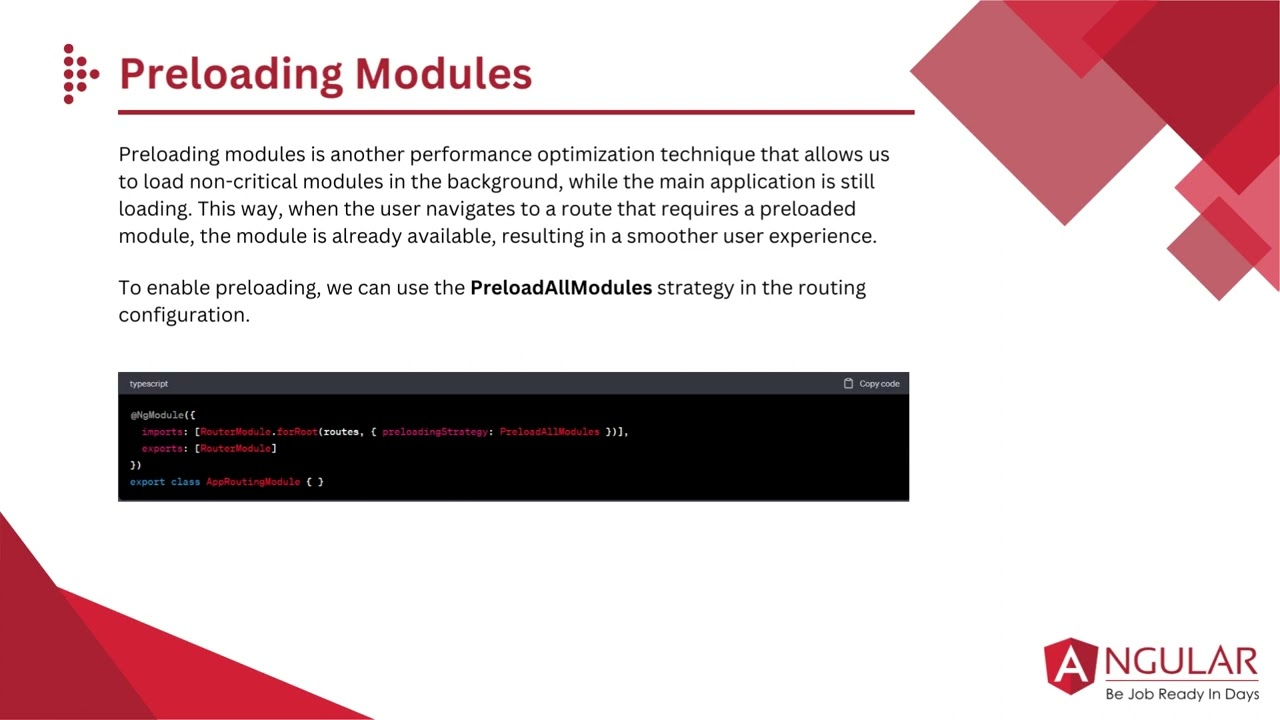 Angular Performance Mastery: Optimization Techniques & Strategies | Chapter 9.3/10: Advanced Topics