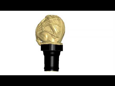 Download free STL file Alien Facehugger Topper ($7 Cane/Walking Hiking ...