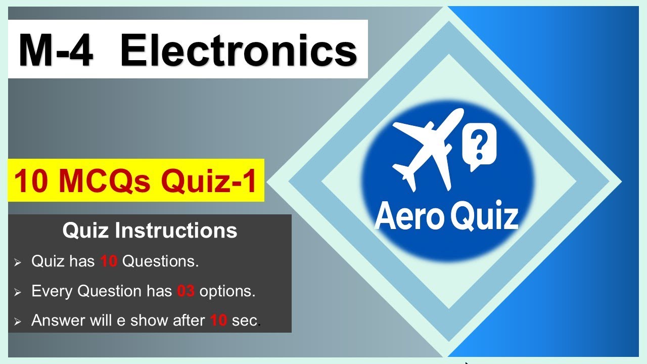 Module 4 Electronics MCQs | EASA Part-66 B1.1 Exam Preparation ✈️