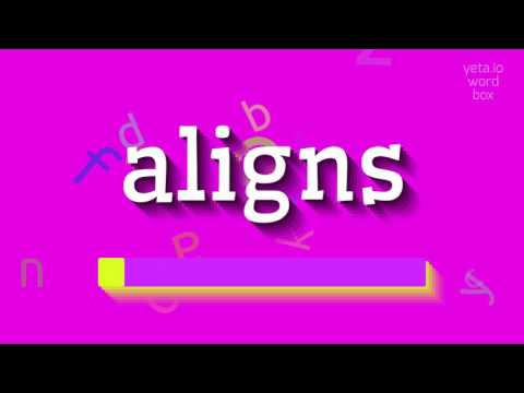 How to say "aligns"! (High Quality Voices)