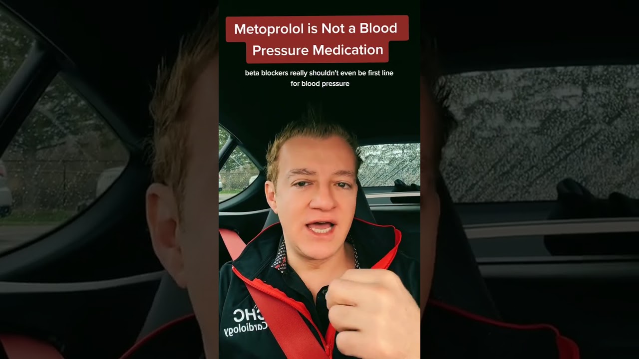 Metoprolol is Not a Blood Pressure Medication! Neither is atenolol
