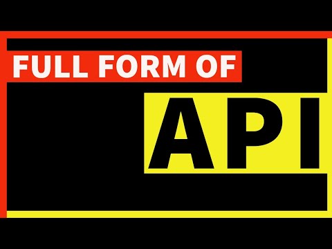 Full form of API | API ka full form kya hai | API full form | Free Learn University