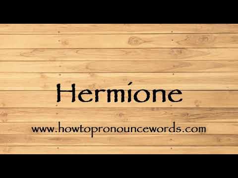 How To Pronounce Hermione ? How To say Hermione New Video