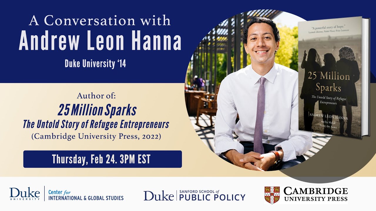 A Conversation with Andrew Leon Hanna at Duke University Center for International & Global Studies