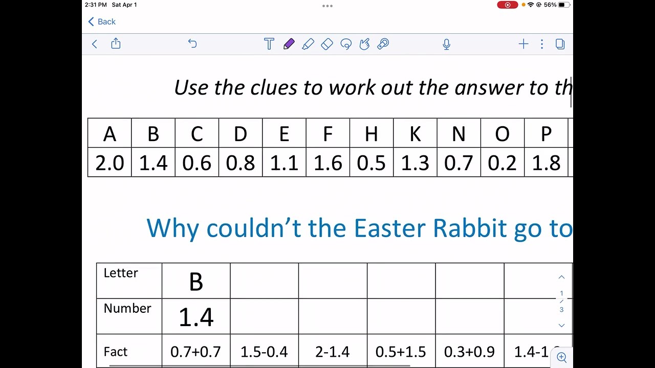 Math-Salamanders: Easter Codebreaker 1C