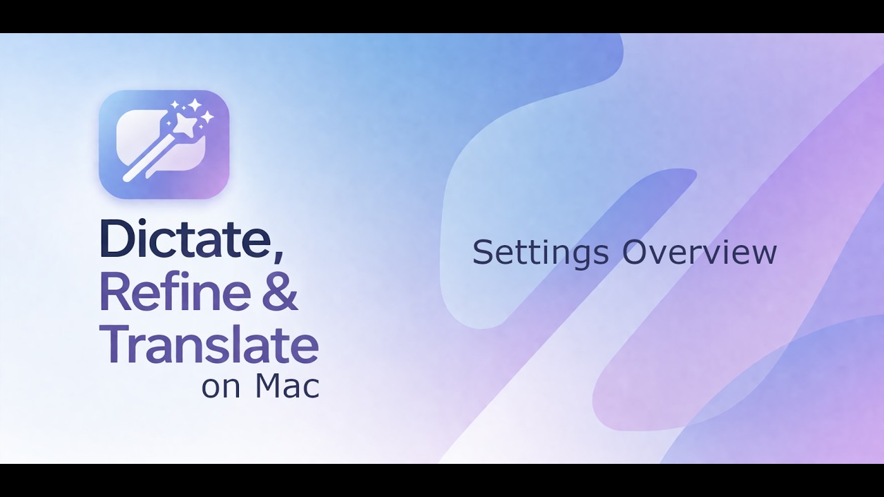 AI Refine Keyboard for Mac: Settings Overview
