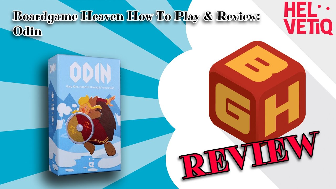 Board Game Heaven How To Play & Review 197: Odin (Helvetiq)