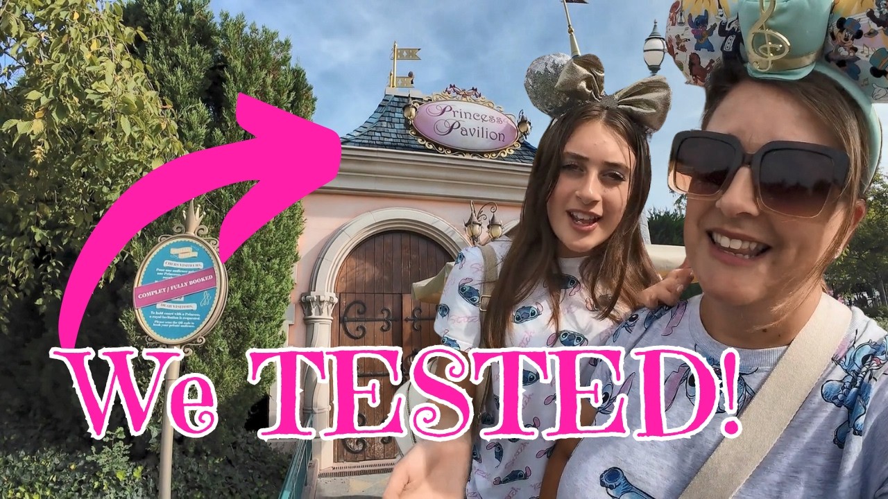 CHARACTER MEETS Disneyland Paris/Princess Pavilion with NEW VIRTUAL QUEUES!