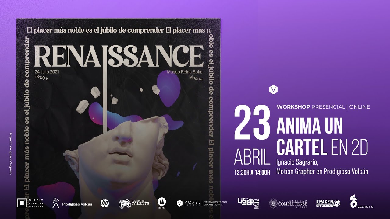 Master Class Anima un cartel en 2D - Ignacio Sagrario - 23 de abril