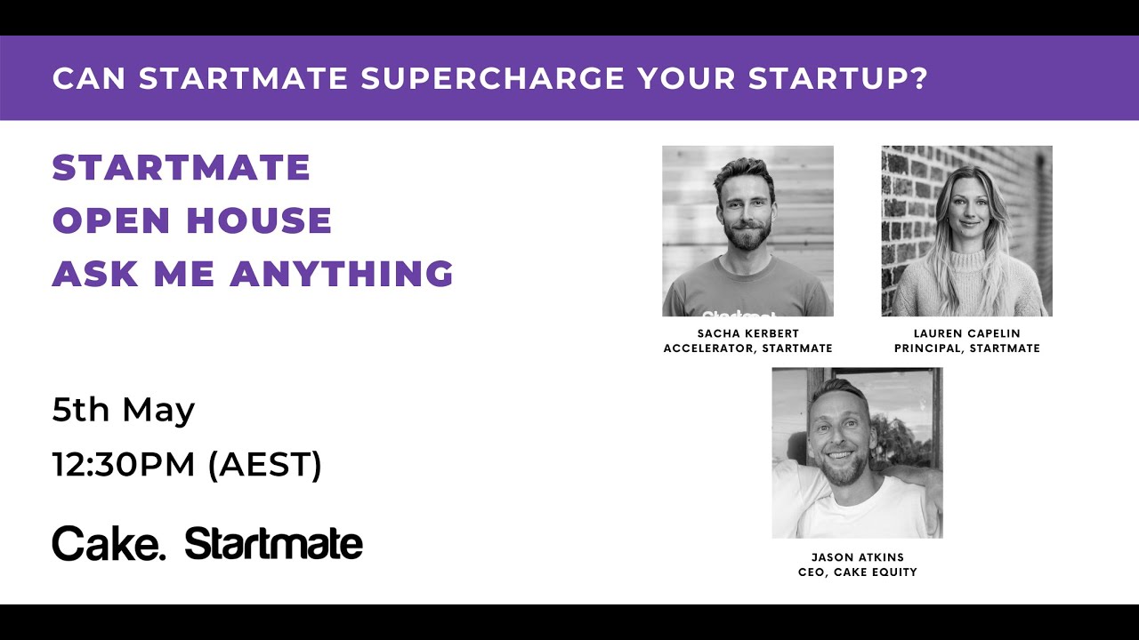 Startmate Accelerator AMA