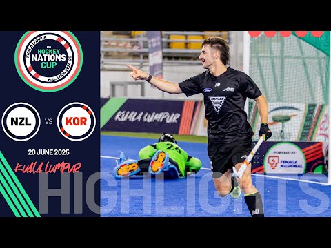 FIH Hockey Men's Nations Cup 2024-25 Highlights: Semis 2: Nový Zéland vs Korea | Zápas 16