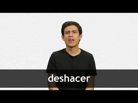 English Translation of “DESHACER” | Collins Spanish-English Dictionary