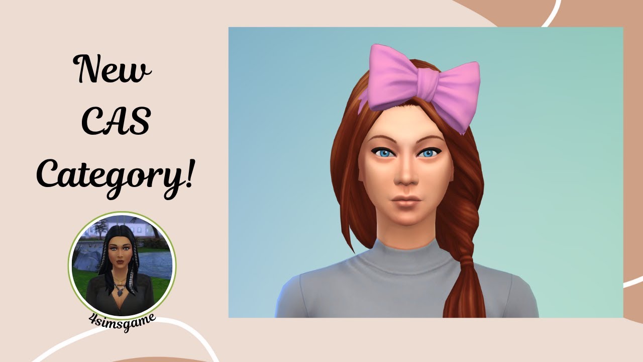 Freeing the Hair Accessories!!! NEW Create-A-Sim Category!!!