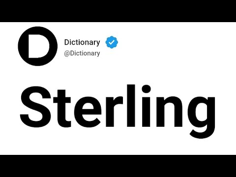 Sterling Meaning In English