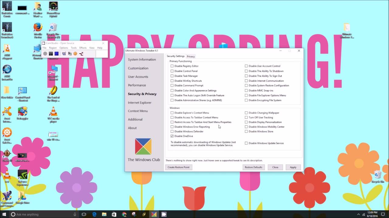 How To Use Ultimate Windows Tweaker 4 To Speed Up Windows 10