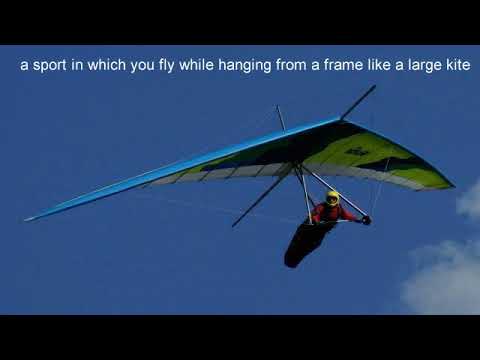 hangglide meaning | Vocabulary for Kids | Children's Dictionary | Learn English Vocabulary