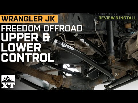 Jeep Wrangler JK Freedom Offroad Adjustable Front Upper and Lower Control Arms Review & Install