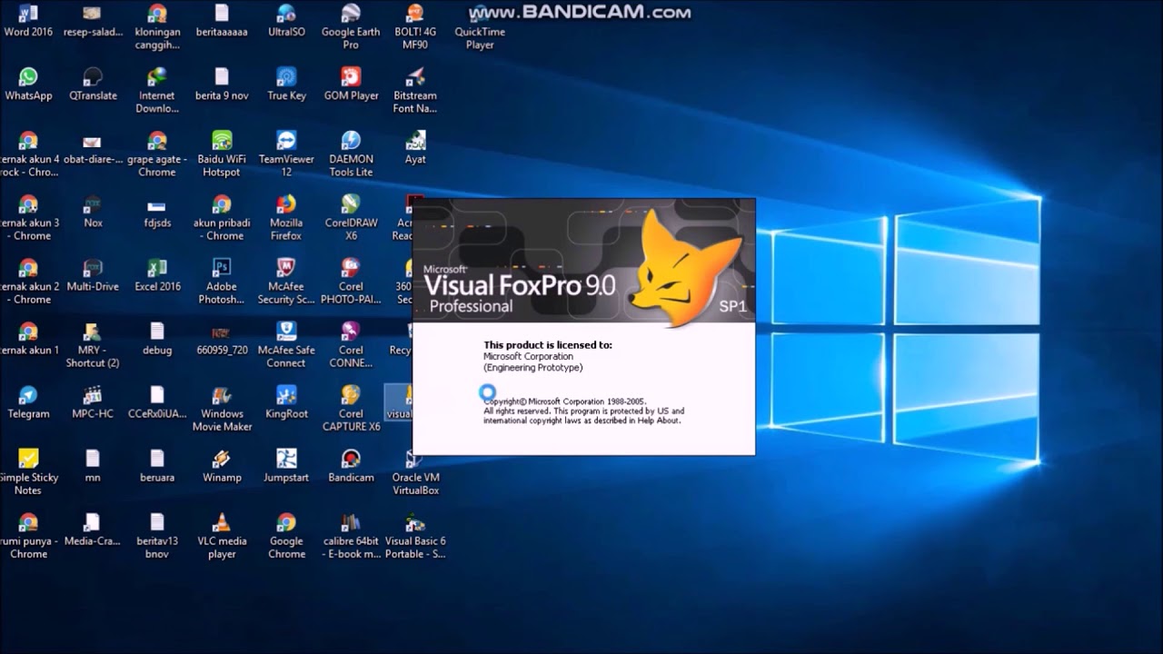 Perbandingan Aplikasi VisualBasic & VisualFoxpro