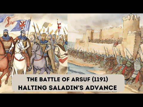 Battle of Arsuf, 1191 ⚔️ How did the Crusaders stop Saladin's Muslim Army ⚔️ Third Crusade